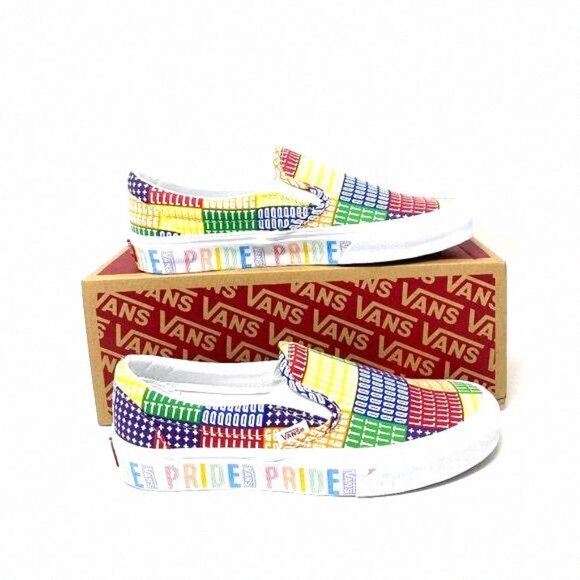 Vans | Shoes | Vans Classic Slip On Mens Pride Lgbtq Multicolor ...